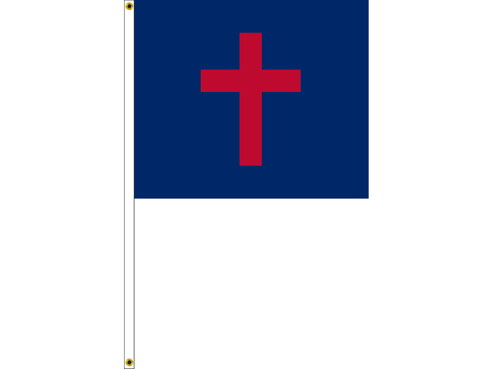 5' x 9-1/2' Christian Interment Flag • Flagsource Unlimited