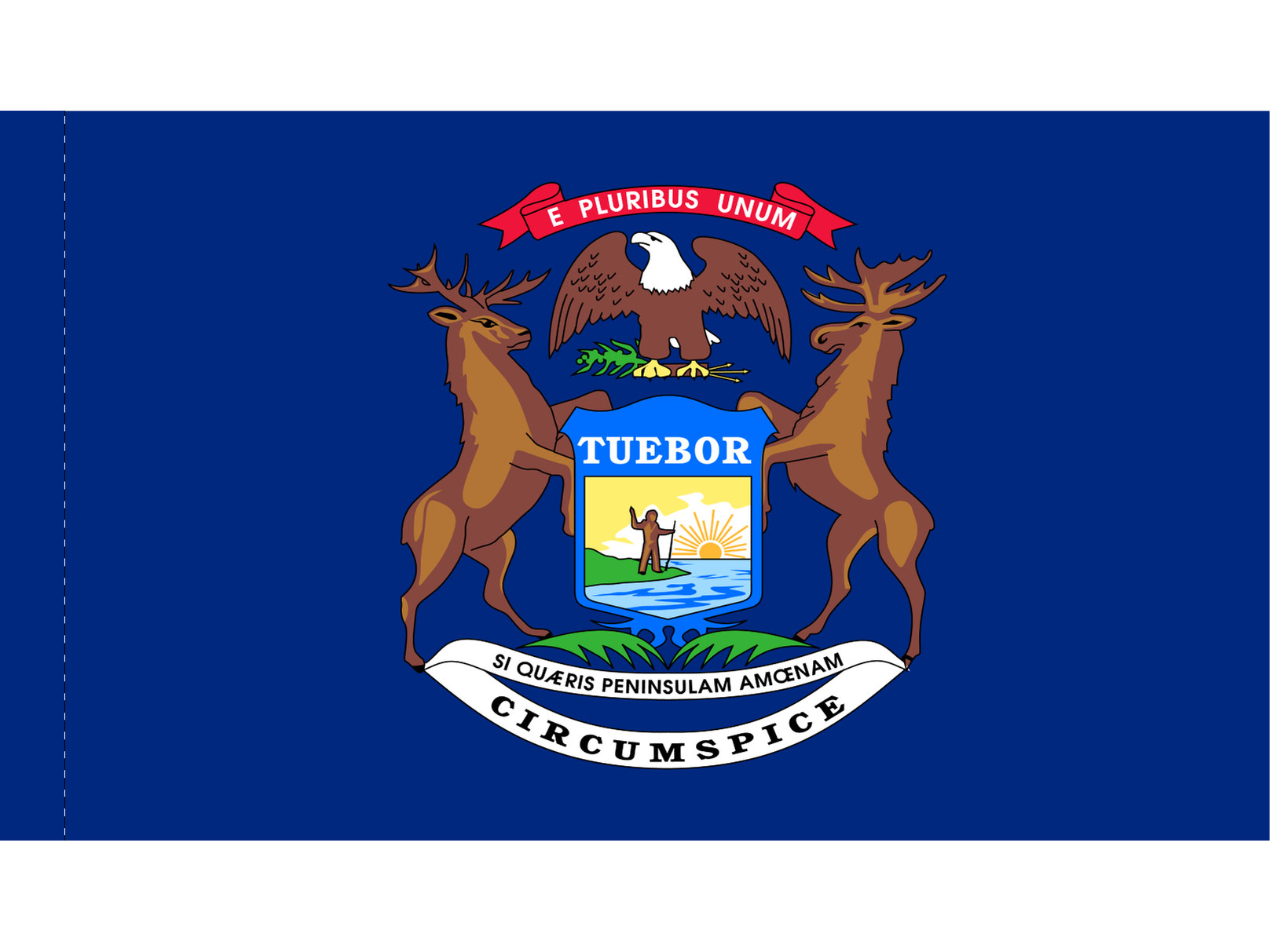Michigan Flag for Indoor Use • Flagsource Unlimited