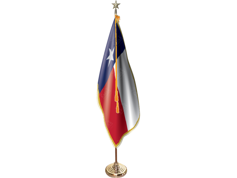 Texas Indoor Presentation Flagpole Set • Flagsource Unlimited