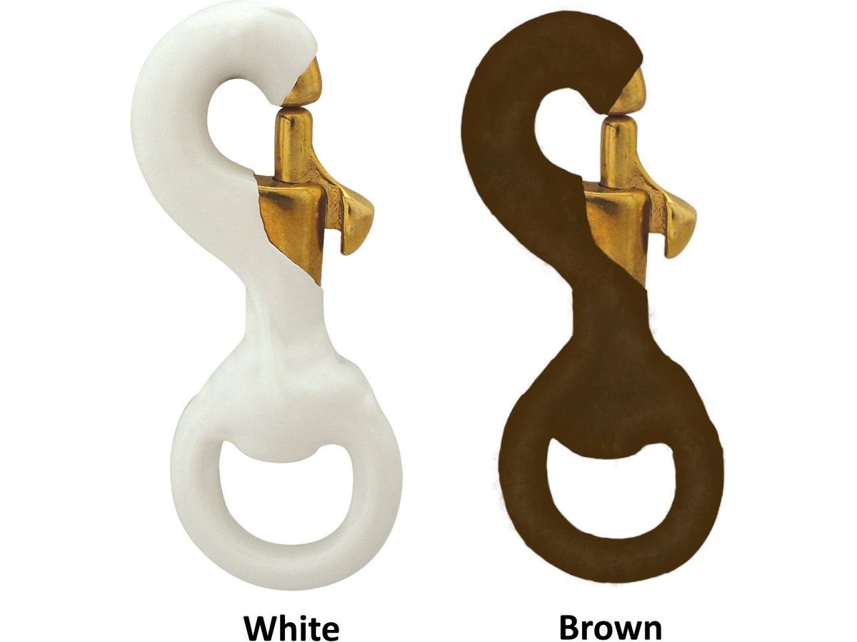 3" Rubber Coated Brass Swivel Snap Hook • Flagsource Unlimited