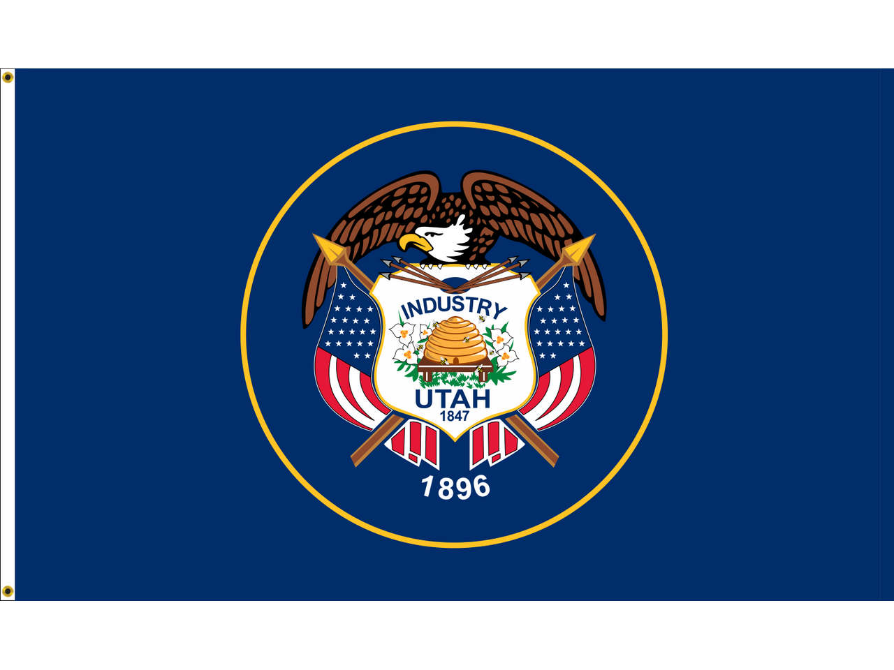 Historical Utah Flag for Outdoor Use • Flagsource Unlimited