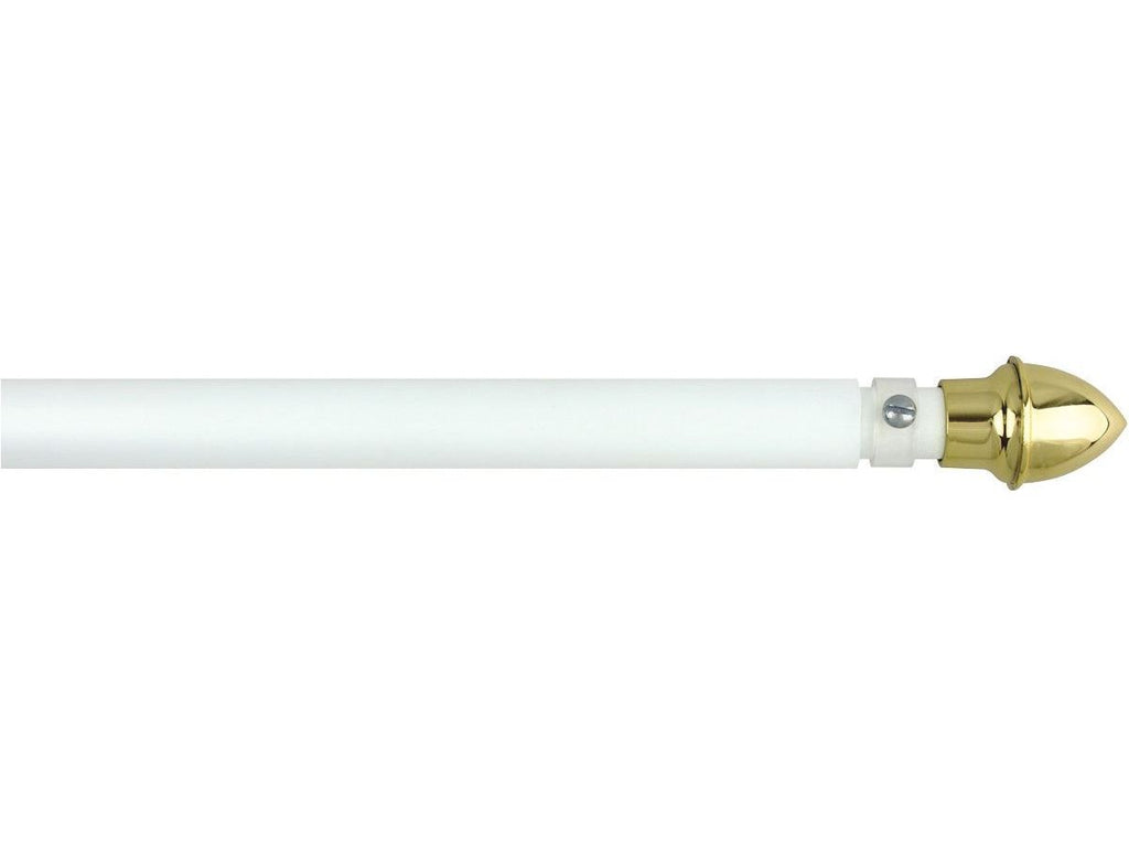 6' White Fiberglass Display Flagpole • Flagsource Unlimited